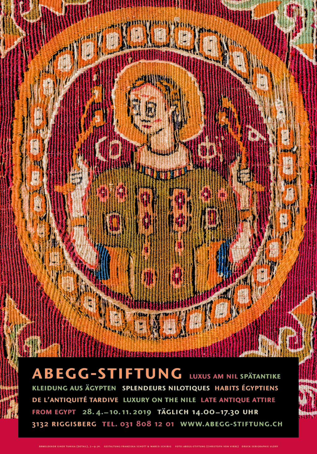 Exhibition poster 2019 - Abegg-Stiftung